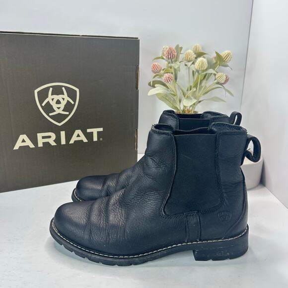 Ariat | Shoes | Ariat Wexford H2 Waterproof Pro Leather Boots Black ...